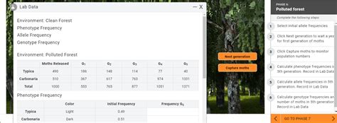 Solved Environment Clean Forest Phenotype Frequency Allele