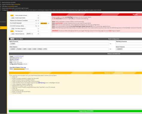 Custom Defaults Are Not Applied On Flywoof745nano Under 440 Rc1