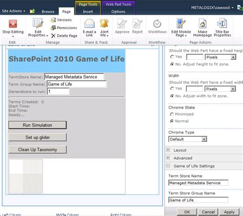 Cawoods Blog Geek Literature Sharepoint Web Part Property Default Value