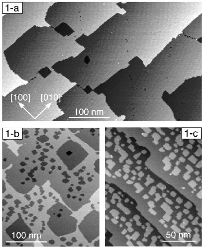 Large Scale STM Images Of CdTe 001 Surface A Grown At 300 C And Download Scientific