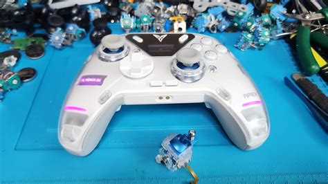 플라이디지 Apex4 왼쪽 부러짐 파손 메탈축 보강 아날로그 교체 Flydigi Apex 4 Analog Plastic Broken Replaced With Metal