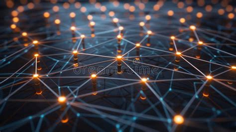 Abstract Network Connection Background Data Transmission Visualization Global Communication