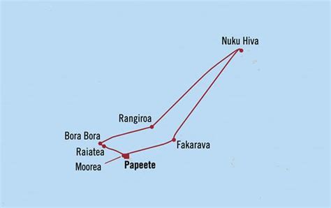 Oceania Cruises 10 Days From Papeete Tahiti French Polynesia To Papeete Tahiti French