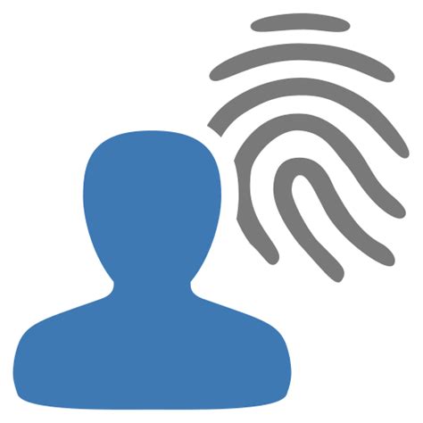 Authentication Fingerprint Management Security User Icon