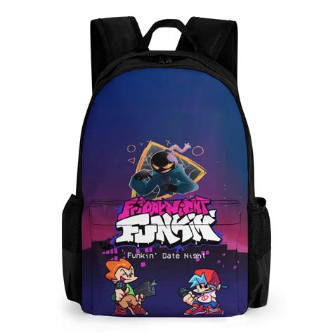 Friday Night Funkin Backpack Durable Laptop Backpack Water Resistant