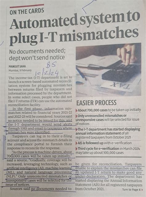 ITInformation Mismatch No Notices Will Be Issued Initially But Only SMS And Email 2