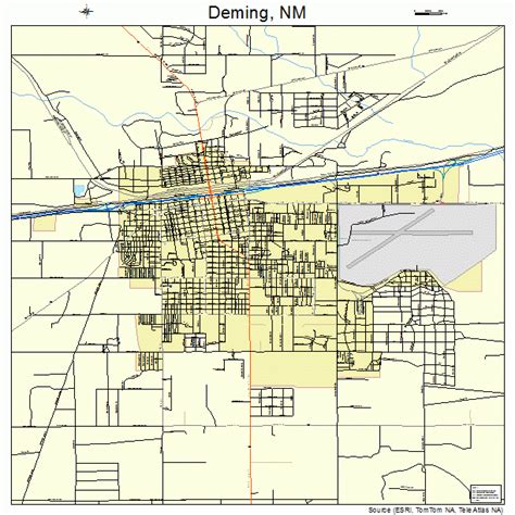 Map Of Deming New Mexico