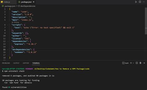 How To Remove An Npm Package Npm Uninstall Guide