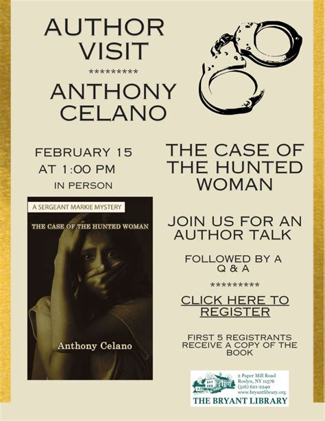 Anthony Celano On Linkedin Im Honored To Be Visiting The Bryant Library 2 Papermill Road