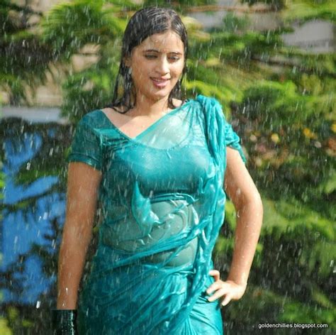 Actress Wet Saree Stills Actress HOT Photos