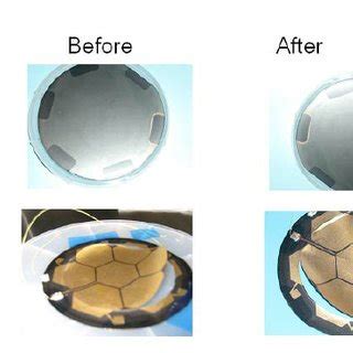 The Test Wafers Before And After The Thermal Cyclic Testing The Wafers