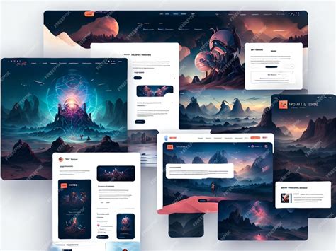 Premium Photo Modern User Interface Design Template Mockups Ui Ux