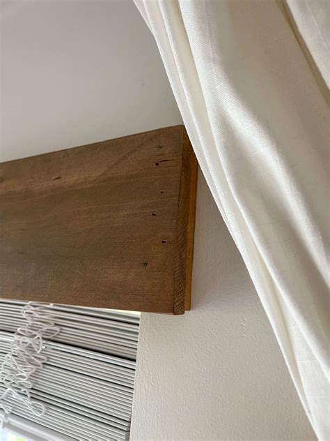 Easy To Make Diy Wood Window Valance How To Tutorial Simply Diy Home