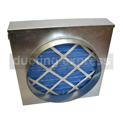 Inline Filter Box 300mm With G4 Filter Media Ducting Express