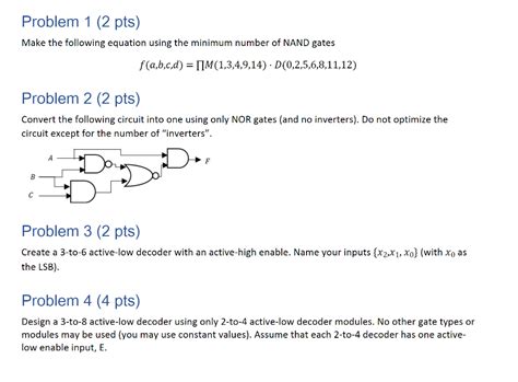 Solved Problem Pts Make The Following Equation Using Chegg