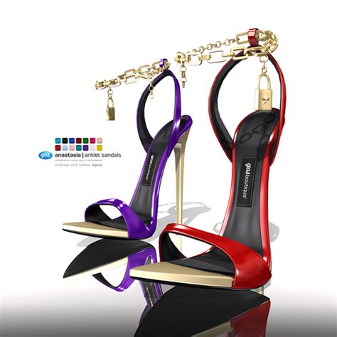 Second Life Marketplace [gos] Anastasia Anklet Sandals Fetish