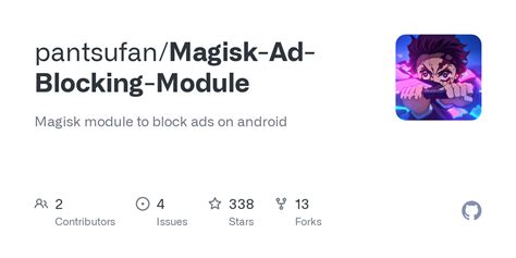 Releases Pantsufan Magisk Ad Blocking Module GitHub