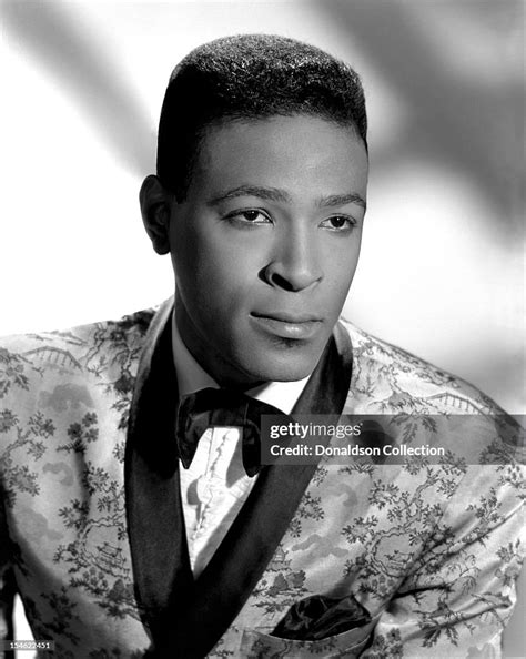 Soul Singer Marvin Gaye Poses For A Portrait On June 5 1963 In New