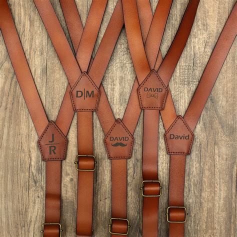 Leather Suspenders Naturalleathershop