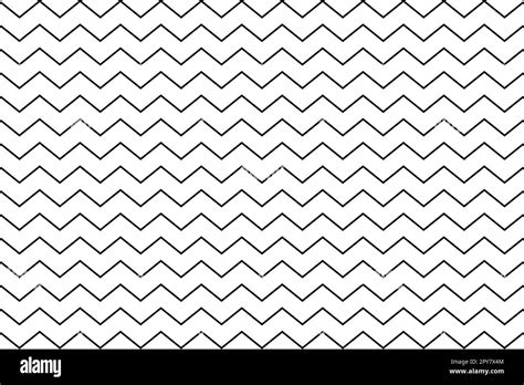 Abstract Gray Zigzag Lines Pattern On White Background Vector Illustration Stock Vector Image