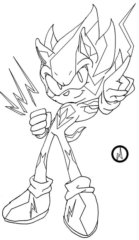 Scourge The Hedgehog Coloring Page