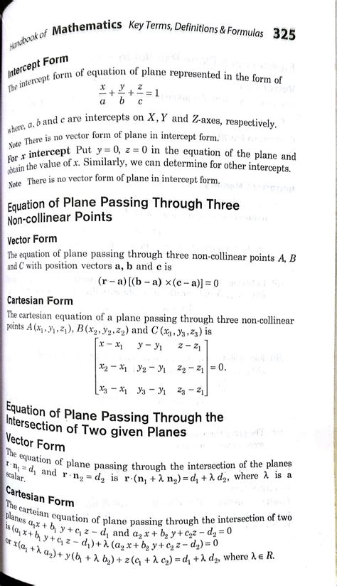 Geometry Formulas Class 12 Easy
