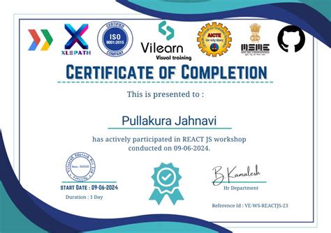 attended react js workshop jahnavi p posted on the topic linkedin