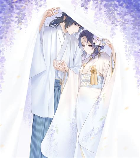 Kochou Shinobu And Tomioka Giyuu Kimetsu No Yaiba Drawn By Carrot