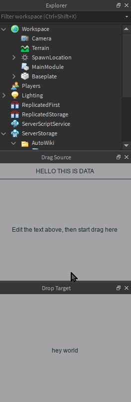 Howd I Initiate Drag And Drop From Explorer To Plugin Widget Scripting Support Developer