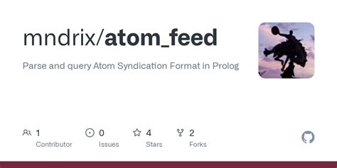 github mndrix atom feed parse and query atom syndication format in