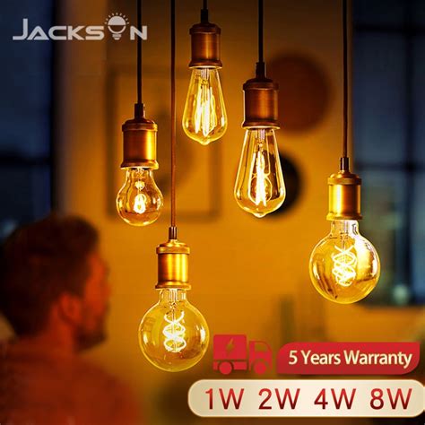 Edison Bulb Retro Bulb Warm White E27 Led Filament Bulb 220v Vintage