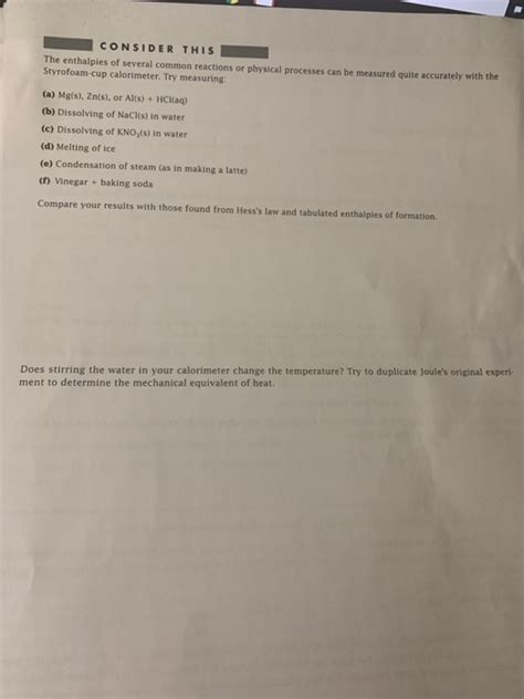 2 Determining The Heat Capacity Of An Unknown Metal