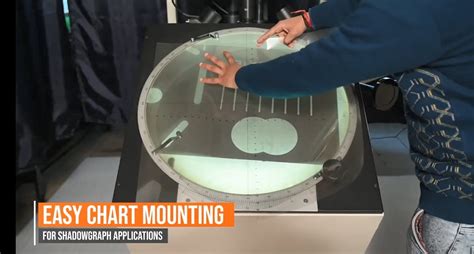 Sipcon Shadowgraph Optical Comparator Profile Projector With Slant Screen For Profile Charts