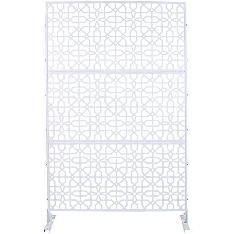 Lili Outdoor And Indoor Privacy Screen Metal Privacy Screen 76 H×48 W