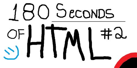 What Is Html Html In 180 Seconds Episode 2 Dev Community
