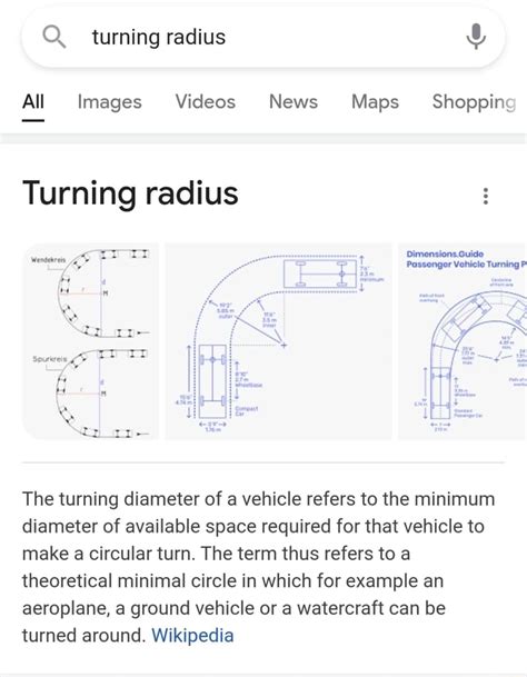 Turning Radius All Images Videos News Maps Shopping Turning Radius Wendekreis Dimensions Guide