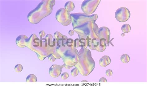 holographic liquid blobs abstract flowing animation photos and images