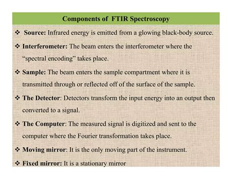 Fourier Transform Infrared Spectroscopy Pdf Chemistry Science