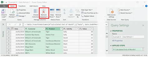 power query data refresh excel off the grid