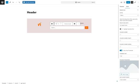 Ajax Search Results Area Overview — Jetsearch Crocoblock