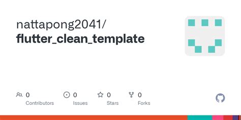 github nattapong2041 flutter clean template