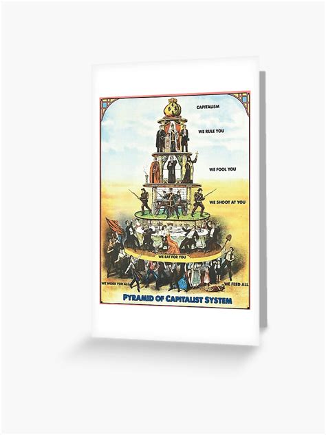 Pyramid Of Capitalist System Print Pyramid Of Capitalist System