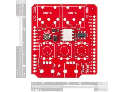 sparkfun midi shield [dev 12898] 디바이스마트