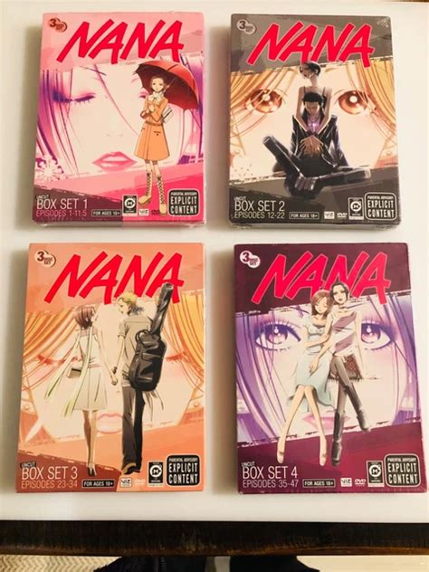 Rare Anime Nana Uncut 18 Complete Dvd Box Set Vol1 4 Original