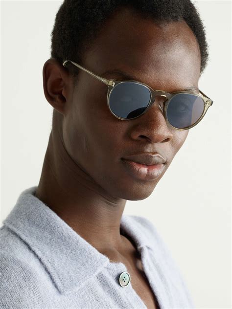Oliver Peoples Omalley Round Frame Acetate Sunglasses For Men Mr Porter