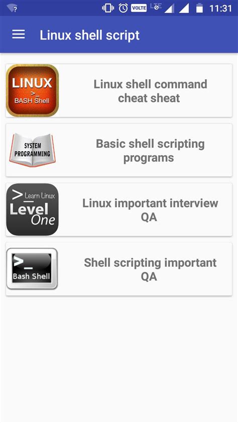 Linux Shell Script Concepts Apk For Android Download