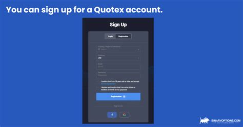 How To Sign Up For A Binary Options Account Tutorial