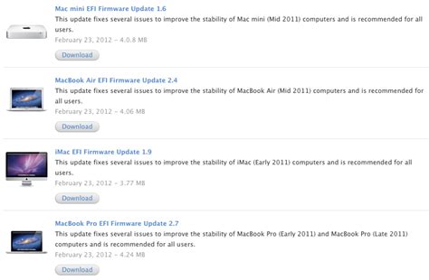 Lots Of Macs Get EFI Firmware Updates 9to5Mac