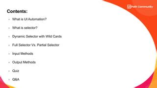 UI Automation With UiPath Pptx Operating Systems Computer Software And Applications