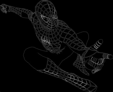 Spider Man DWG Block For AutoCAD Designs CAD